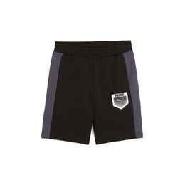 Puma Shorts Jungen Gr&ouml;&szlig;e 176 dunkelgrau / schwarz / wei&szlig;