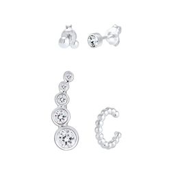 Elli Earrings 'Ear Climber, Earcuff' female Silver size One Size