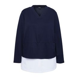 Ulla Popken Sweatshirt female Blue size 58-60