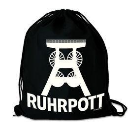 logoshirt Gym Bag 'Ruhrpott' male Black size One Size