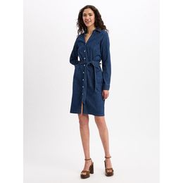 MOS MOSH Blusenkleid Damen Gr&ouml;&szlig;e 40 blue denim Winterkleid