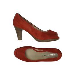Tamaris Pumps Damen Gr&ouml;&szlig;e 39 Second Hand rot