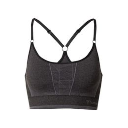 Hummel Sport-BH Damen Gr&ouml;&szlig;e XL anthrazit / schwarz
