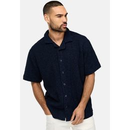 INDICODE Jeans Button Up Shirt 'Raney' male Blue size XL