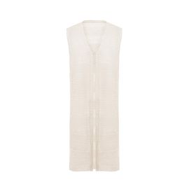 Caneva Knitted Vest female White size XS/S