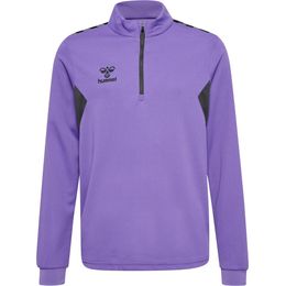 Hummel Sportsweatshirt 'AUTHENTIC' Jungen Gr&ouml;&szlig;e 164 lavendel / schwarz