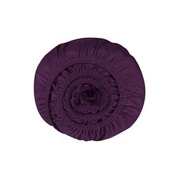 Schiesser Topper-Spannbettlaken 'Flexi' Herren Gr&ouml;&szlig;e 180 aubergine