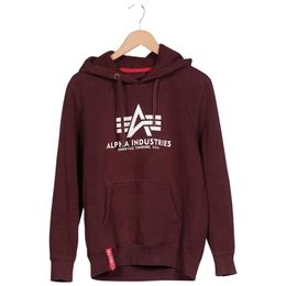 Alpha Industries Kapuzenpullover Herren Gr&ouml;&szlig;e M Second Hand bordeaux