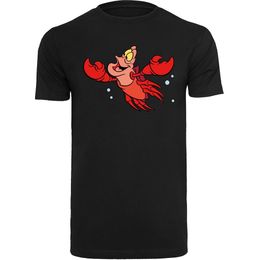 F4NT4STIC T-Shirt 'Disney The Little Mermaid Sebastian Bubbles' Herren Gr&ouml;&szlig;e 5XL gelb / hellpink / rot / schwarz