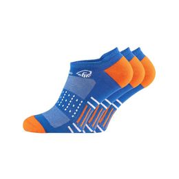 Giesswein Sportsocken Herren Gr&ouml;&szlig;e 43/46 marine / orange / wei&szlig;