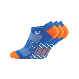 Giesswein Sportsocken Herren Gr&ouml;&szlig;e 35/38 marine / orange / wei&szlig;