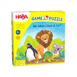 Haba Game ' Wo leben L&ouml;we & Co.? ' male Mixed colors size onesize