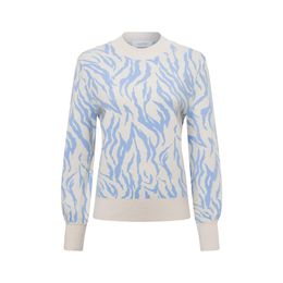comma, comma casual identity Pullover Damen Gr&ouml;&szlig;e XL ecru / blau