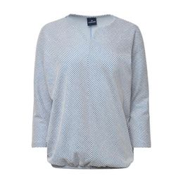Lauras&oslash;n Sweatshirt Damen Gr&ouml;&szlig;e S hellblau / wei&szlig;