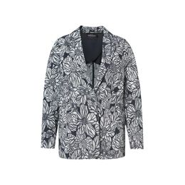 Ulla Popken Blazer Damen Gr&ouml;&szlig;e 50 marine / wei&szlig;