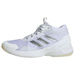 adidas Performance Sportschuh 'Crazyflight 6' Damen Gr&ouml;&szlig;e 42.5/43 hellgrau / silber / wei&szlig;