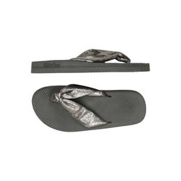flip*flop Sandalen Damen Gr&ouml;&szlig;e 39 Second Hand silber