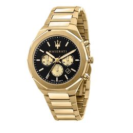 Maserati Analog Watch 'Stile' male Gold size One Size