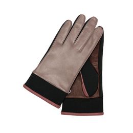 Kessler Handschuh 'Stella' Damen Gr&ouml;&szlig;e S/M braun / hellbraun / ros&eacute; / schwarz