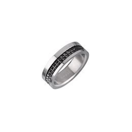 Breil Ring Herren Gr&ouml;&szlig;e 48 schwarz / silber