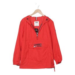 Tommy Jeans Jacke Herren Gr&ouml;&szlig;e L Second Hand rot