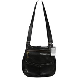 Fossil Handtasche gross Leder Damen Gr&ouml;&szlig;e One Size Second Hand schwarz