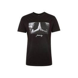 Mister Tee T-Shirt 'Pray' Herren Gr&ouml;&szlig;e 4XL grau / schwarz