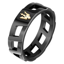 Maserati Ring male Black size 59