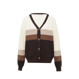 Jalene Knit Cardigan female Brown size XL/XXL