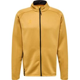 Hummel Athletic Zip-Up Hoodie 'Cima XK' male Yellow size S