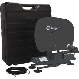 Berger Pathfinder 3.0 faltbare vollautomatische Sat-Anlage graphit - Camping-Sat-Anlagen