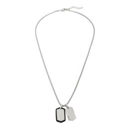 Fossil Necklace male Silver size One Size