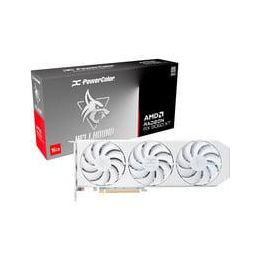 Powercolor Radeon RX 9060 XT Hellhound Spectral White 16G, Grafikkarte wei&szlig;