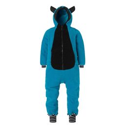 WeeDo Overall M&auml;dchen Gr&ouml;&szlig;e 104 blau / schwarz / wei&szlig;