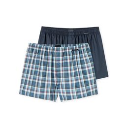 Schiesser Boxer shorts 'Multi' male Blue, White size 4XL