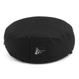 YOGISTAR.COM Meditationskissen Rund Herren Gr&ouml;&szlig;e XS/XL schwarz