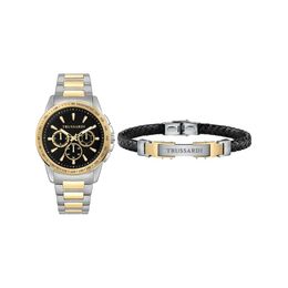 Trussardi Analog Watch male Gold size One Size