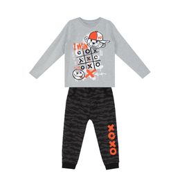 Denokids Set 'I Win' Jungen Gr&ouml;&szlig;e 104 grau