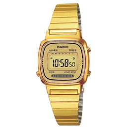 Casio Digital Watch female Gold size One Size