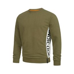 INDICODE Jeans Sweatshirt 'Nilon' male Green size XXL