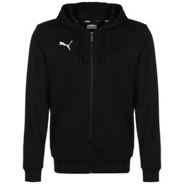 Puma Athletic Zip-Up Hoodie 'Team Goal 23' male Black size S