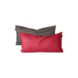 Schiesser Pillow 'Doubleface Renforc&eacute;' male Grey, Red size One Size