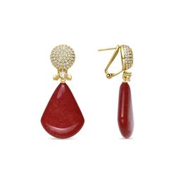 Luxenter Earrings 'Iakha' female Red size One Size