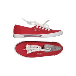 Pepe Jeans Sneaker Damen Gr&ouml;&szlig;e 40 Second Hand rot