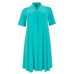 Yoek Kleid Damen Gr&ouml;&szlig;e 56/58 blau Winterkleid