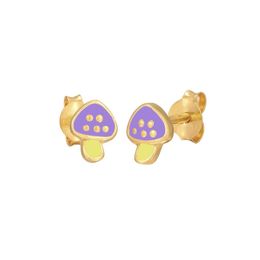 Elli Earrings 'Fliegenpilz' female Gold size One Size