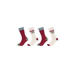 s.Oliver Socks 'X-Mas' male Beige, Red size 41-46