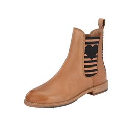 CRICK IT Crickit Chelsea Boots Damen Gr&ouml;&szlig;e 43 cognac / schwarz Winterschuhe