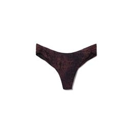 CALZEDONIA Bikini Bottoms 'Dark Animalier' female Brown size L
