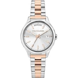 Trussardi Uhr Damen Gr&ouml;&szlig;e One Size rosegold / silber